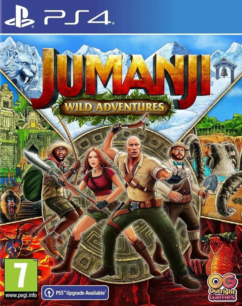 Игра для Sony Jumanji Джуманджи Дикие приключения (PlayStation 4, Английская версия)