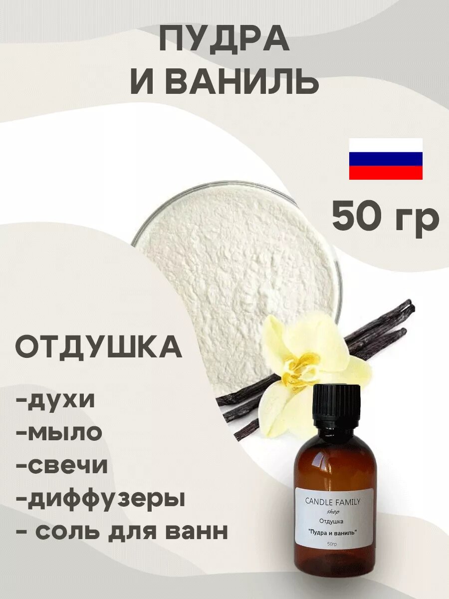 Отдушка для свечей и мыла. Ароматизатор косметический