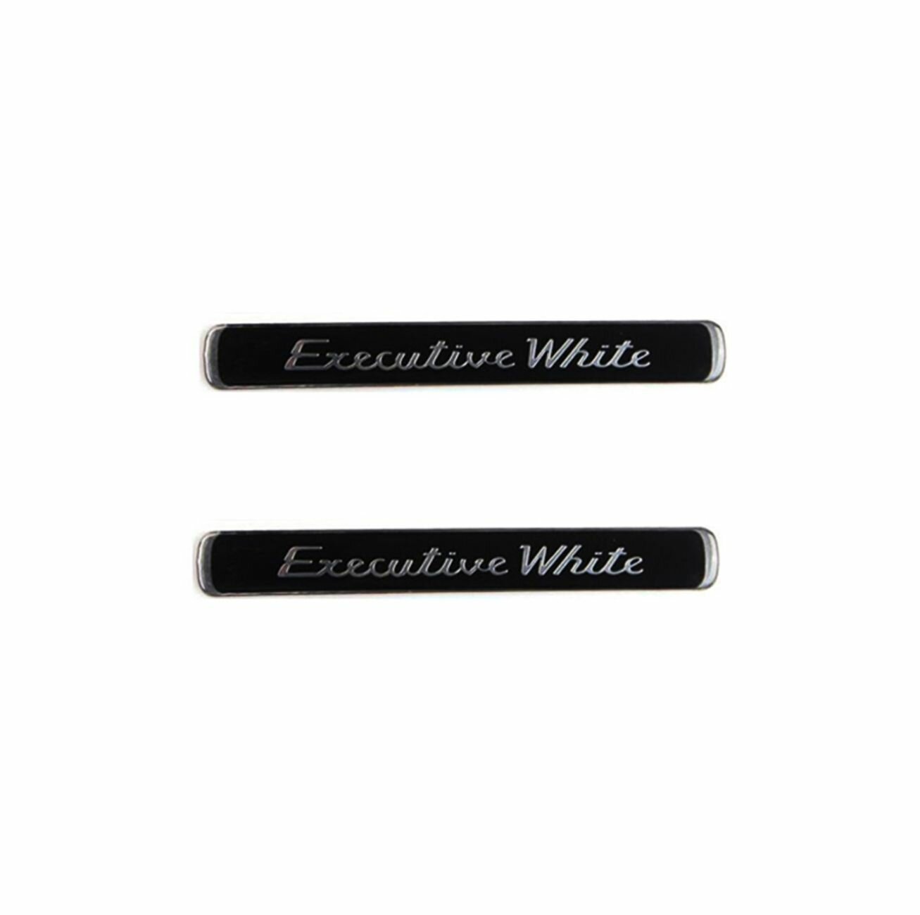 Комплект: эмблема Executive White для Toyota 2 шт.