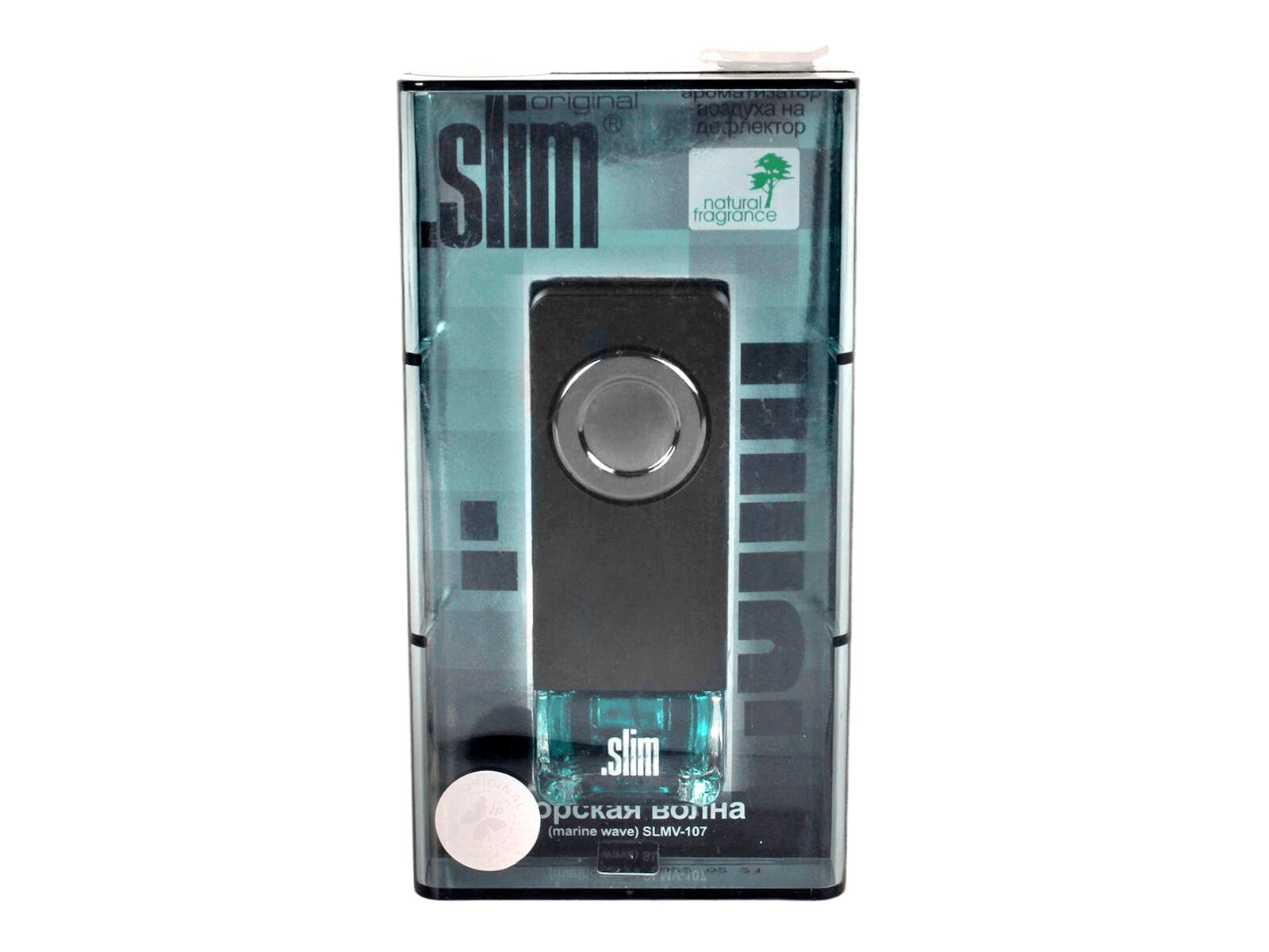 Освежитель воздуха SLMV-107 SLIM морская волна на дефлектор, жидкостной 8мл