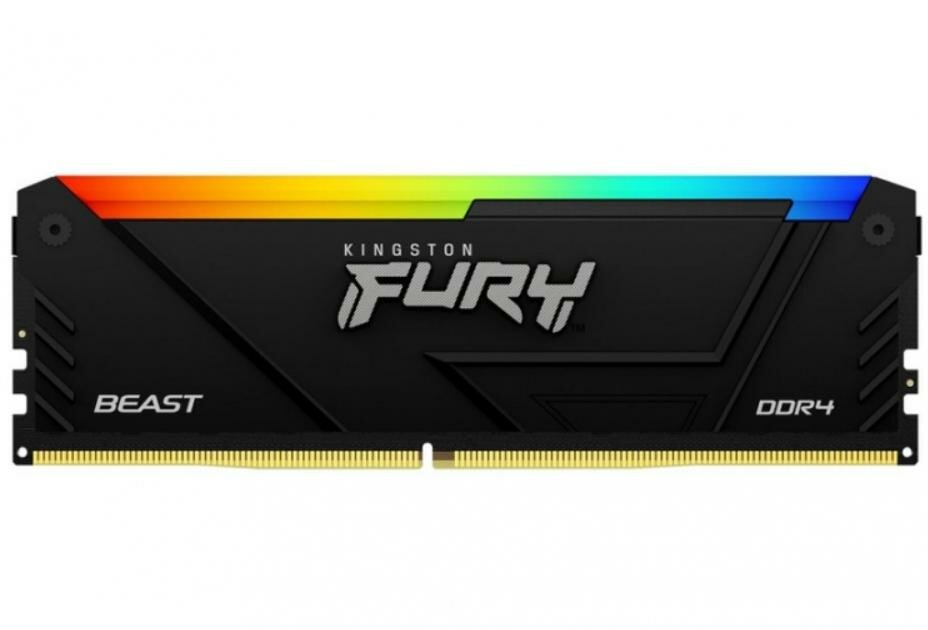 Оперативная память KINGSTON Fury Beast KF432C16BB2A/8 DDR4 - 8ГБ 3200МГц
