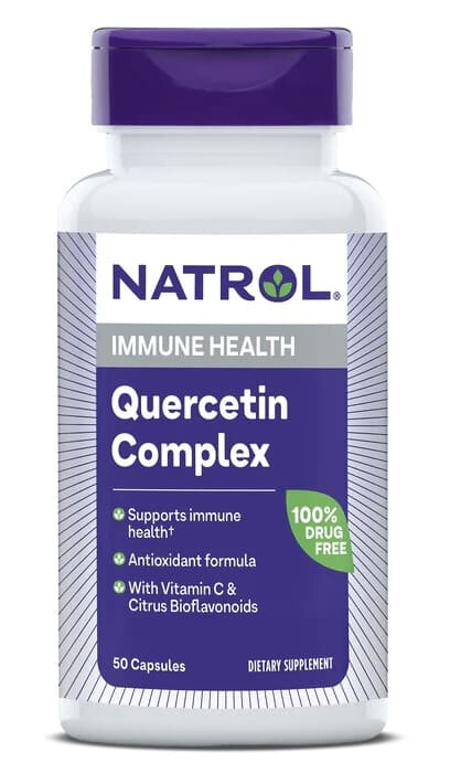 Natrol Quercetin Complex 50 capsules, Натрол, Кверцетин 50 капсул, США