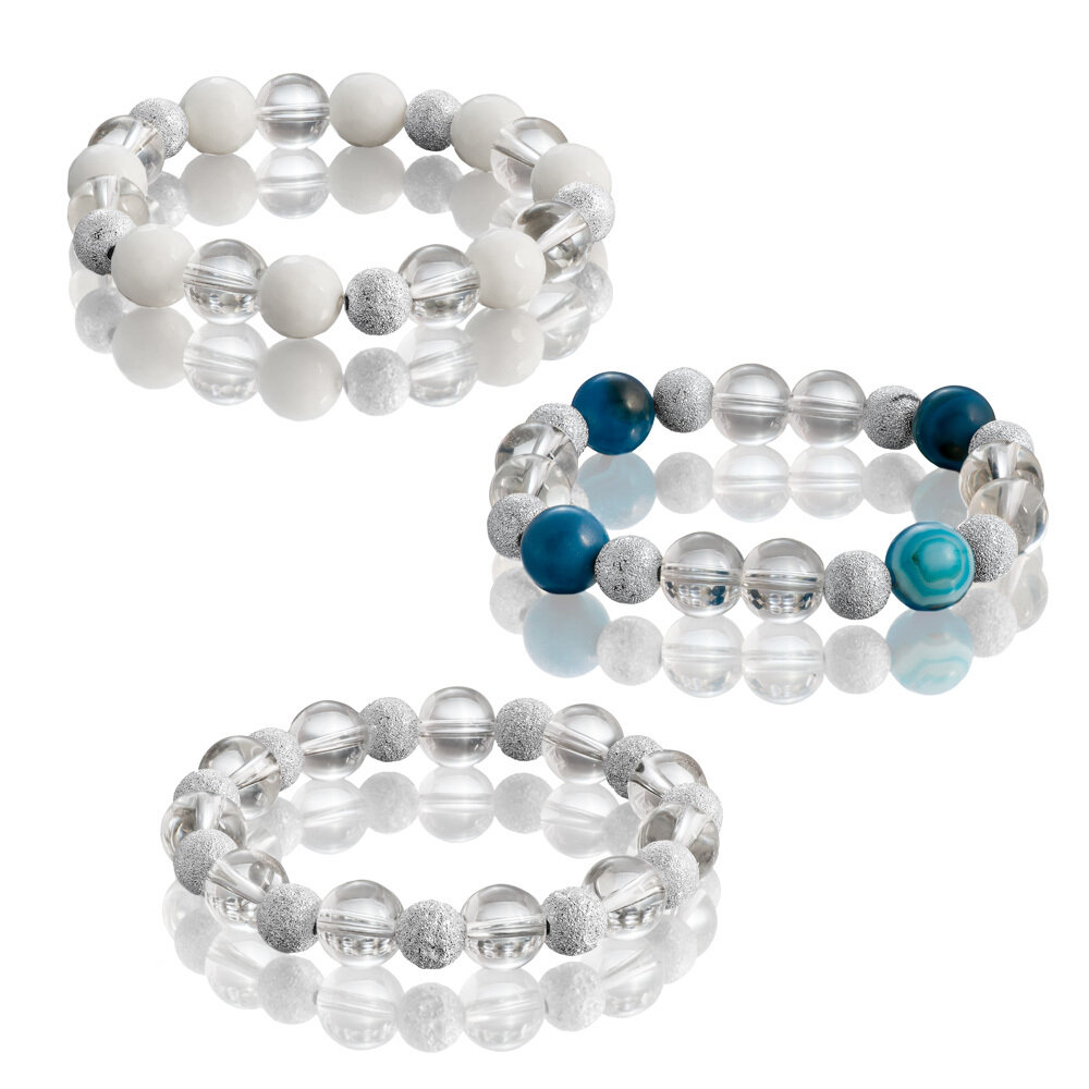 Браслет, горный хрусталь