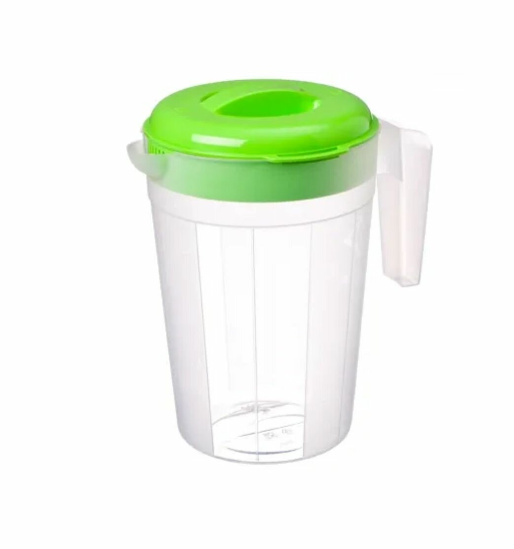 Кувшин "Прозрачный" пластиковый с крышкой