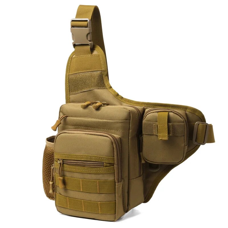 Тактическая сумка Khaki на плечо, бежевая