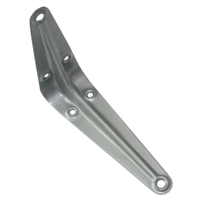 Консоль универсальная 1433, 125х150х35 мм, сталь, белый цинк, 1 шт