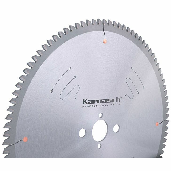 Диск пильный по алюминию Karnasch, отрицательный угол, 350х3,4/2,8х30 мм, Z 90 TFN