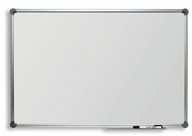 Доска магнитно-маркерная 60х45 Эконом, лак, алюминиевая рамка