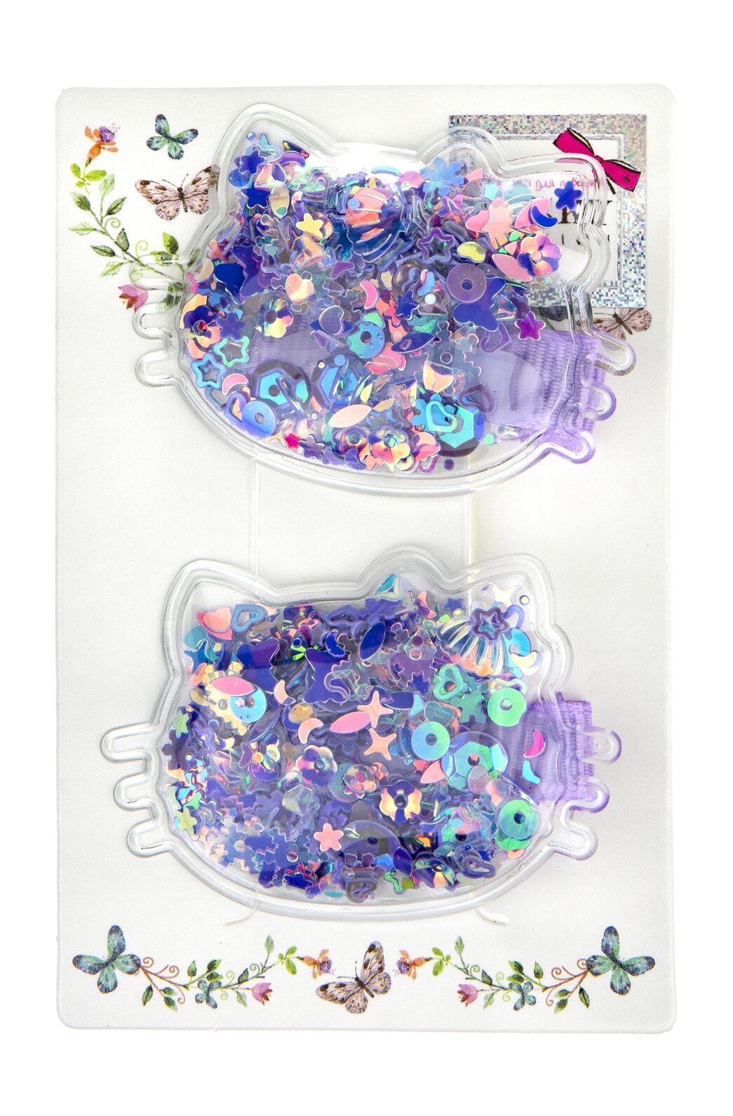 LUKKY Набор заколок-зажимов "Кошечки" (Заколки для волос 2 шт.)