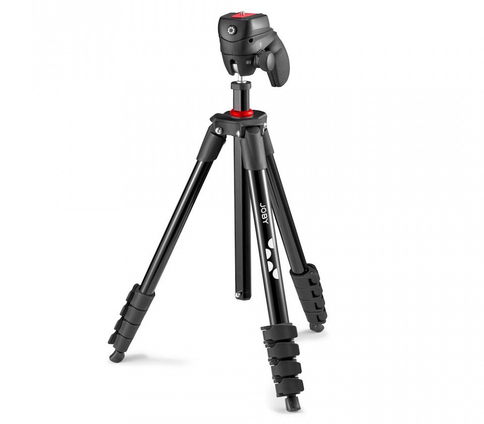 Штатив Joby Compact Advanced JB01761-BWW, напольный, максимальная нагрузка до 1500 г, черный