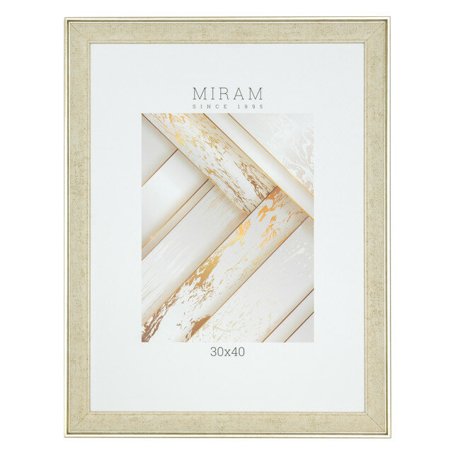 Фоторамка мирам 300х400мм бежевая пластик
