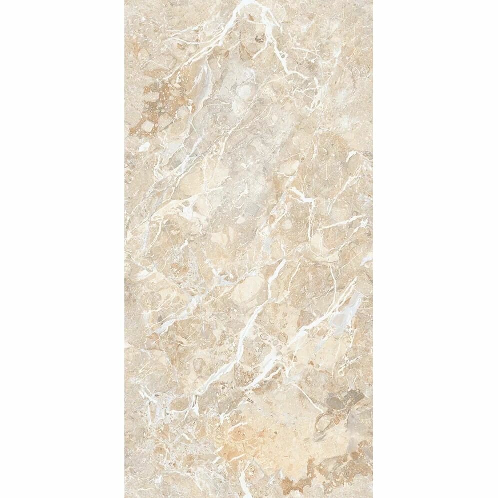 Керамогранит Gresant Breccia Boreale Beige Infinia полированный 60х120 см под камень для пола и стен