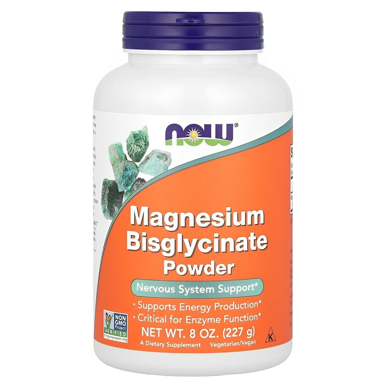 NOW Foods Magnesium Bisglycinate Биглицинат магния порошок 227 g