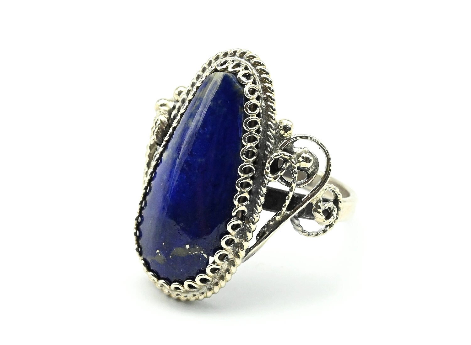 Кольцо, лазурит