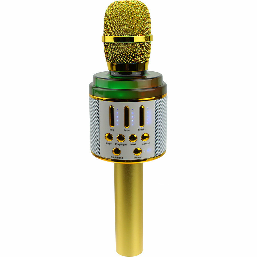 Микрофон караоке K068 Magic Karaoke c Bluetooth, gold