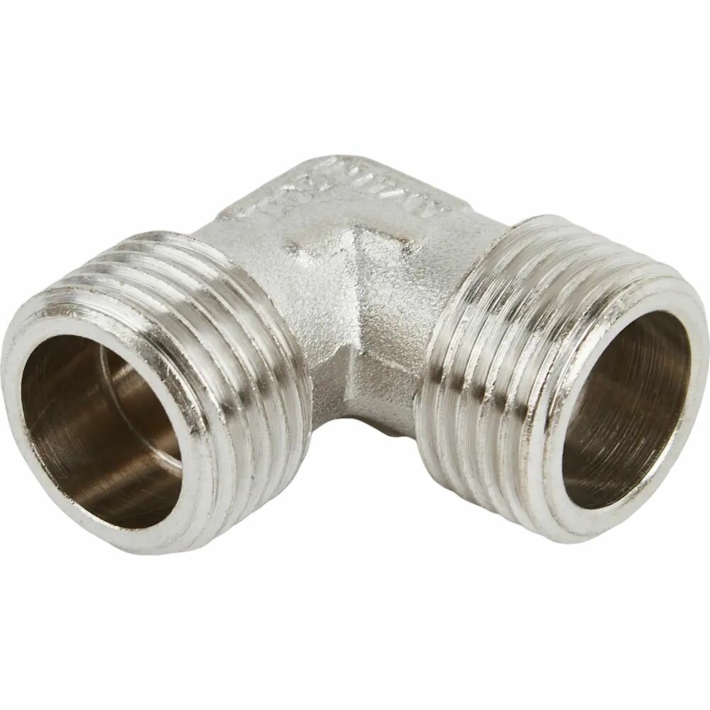 Угол 90 1/2"x1/2" НР латунь