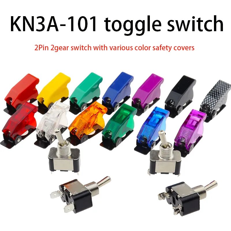 Переключатель рокерный KN3A-101, цвет: With screw feet — фото 1