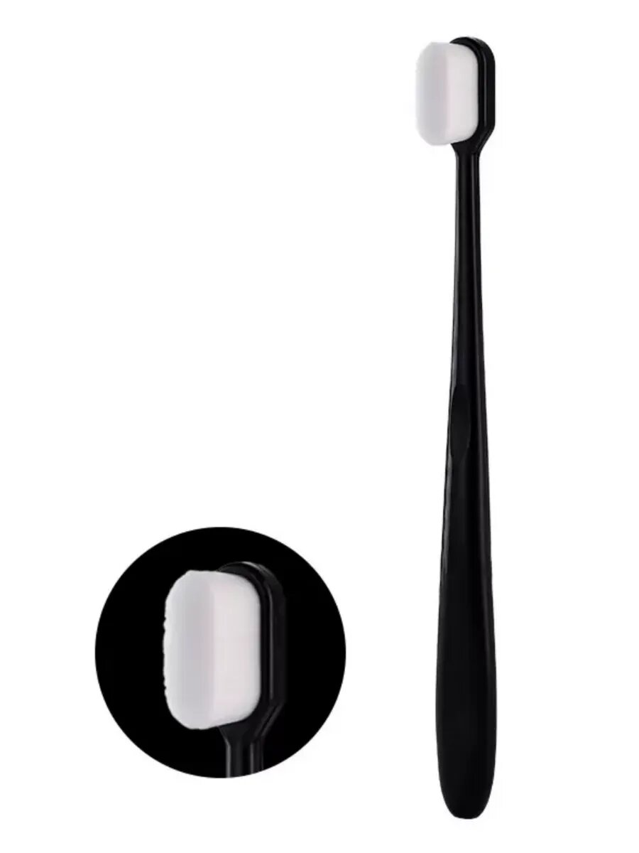 Зубная щетка Perfect Smile "Идеальная улыбка", мягкая, черная, 1 шт