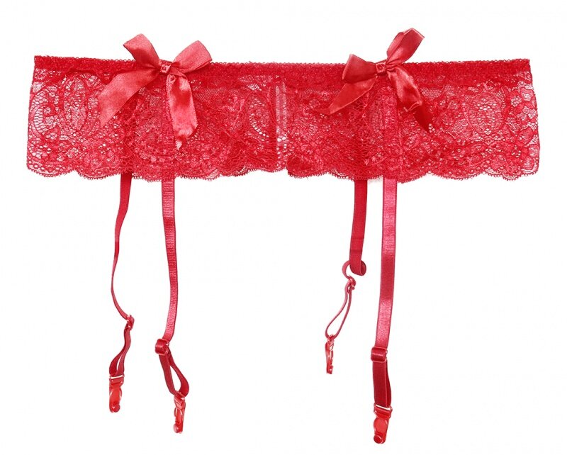 Пояс для чулок "Caris Belt Red" красный