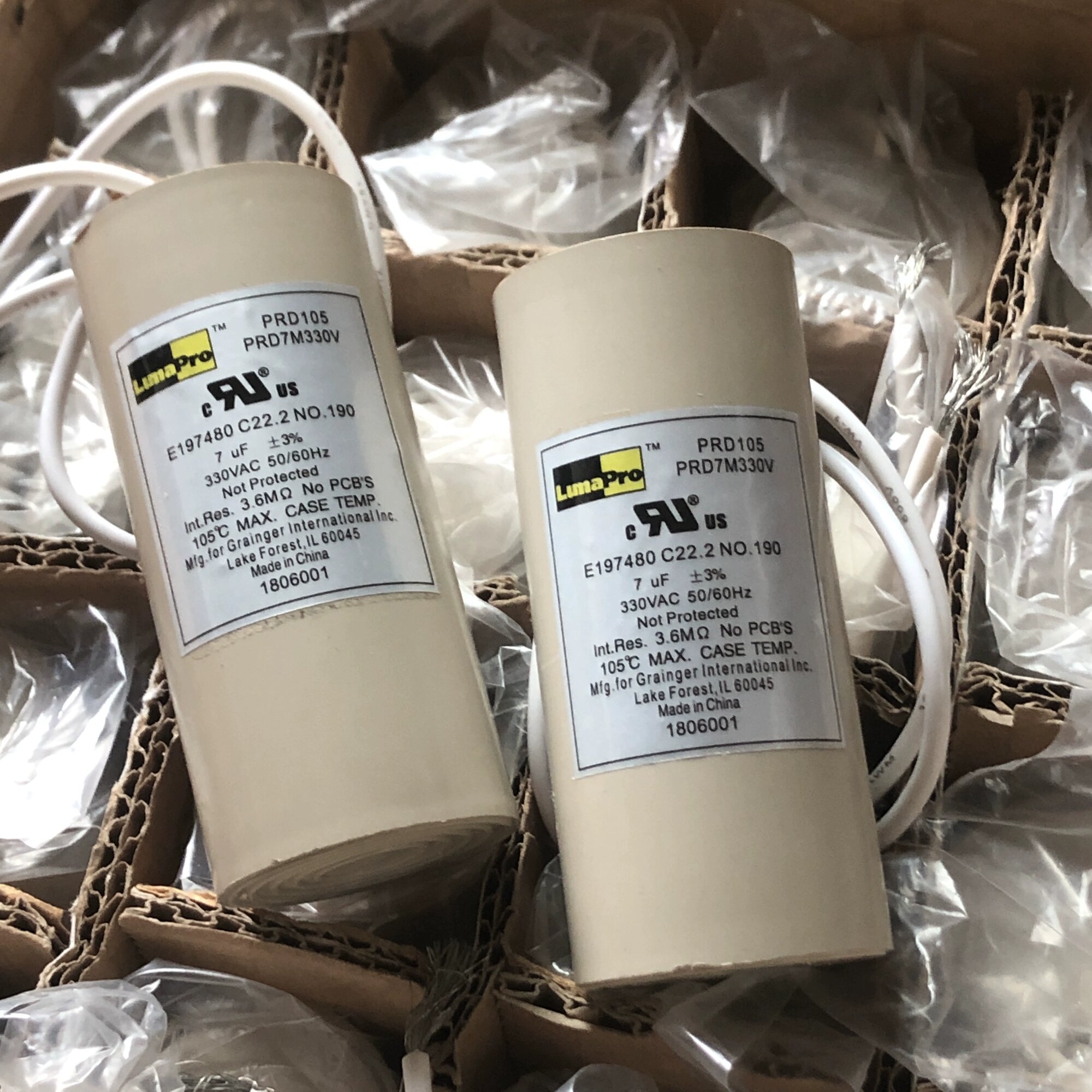 PRD 7UF ±3% 330VAC проводной пусковой конденсатор 1шт цена