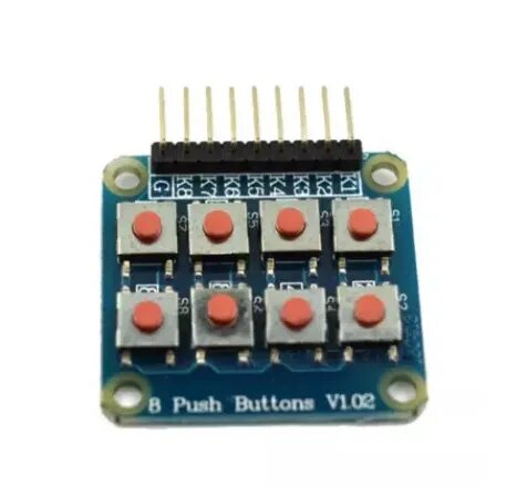 Матричная клавиатура 2x4 для Arduino AVR PIC