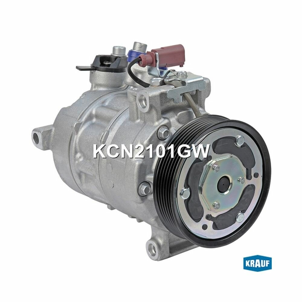 Компрессор кондиционера KRAUF KCN2101GW, для Audi A4/A5, металл, пластик, серый
