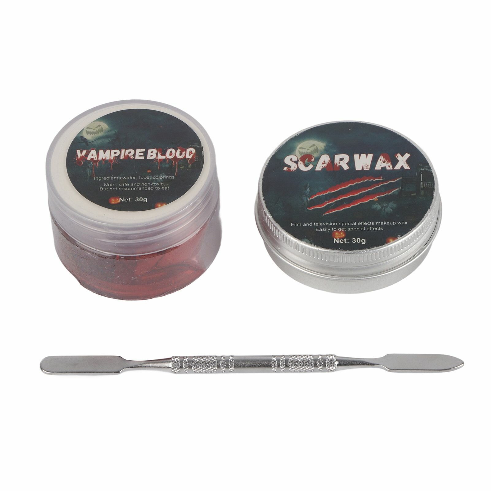 Хэллоуин Шрам на лице Восковой набор DIY Косплей Макияж в стиле ужасов