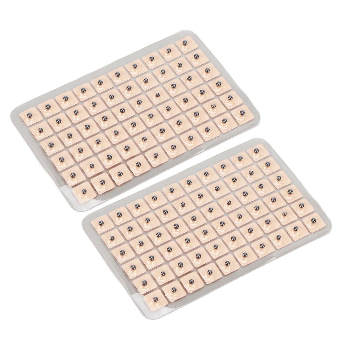 Хао Кан 120 шт. магнитный пластырь для ушей, снимающий давление, для похудения, акупунктурный пресс для удаления темных кругов