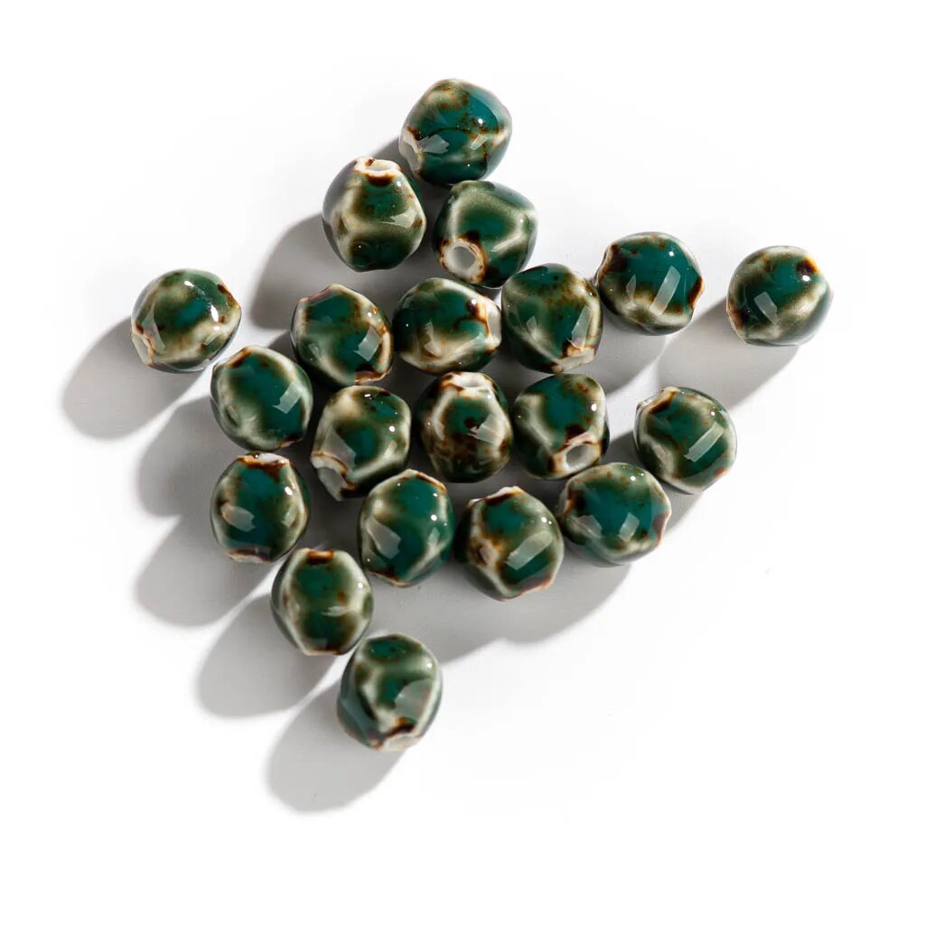 10 #20 шт цветные керамические бусины ручной работы для изготовления ювелирных изделий оптом ювелирные изделия Bijoux Boho # XN328