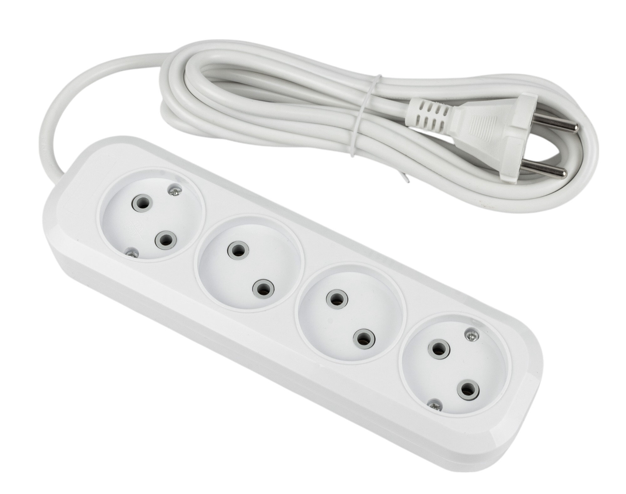 Удлинитель эрика 4-местный без заземления 5 м 2×0,75 мм² EU11-4W-5M