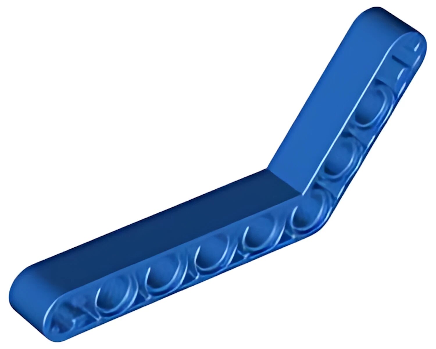 Деталь LEGO Technic, Liftarm, Modified Bent Thick 1 x 9 (6 - 4) 6629 Blue N