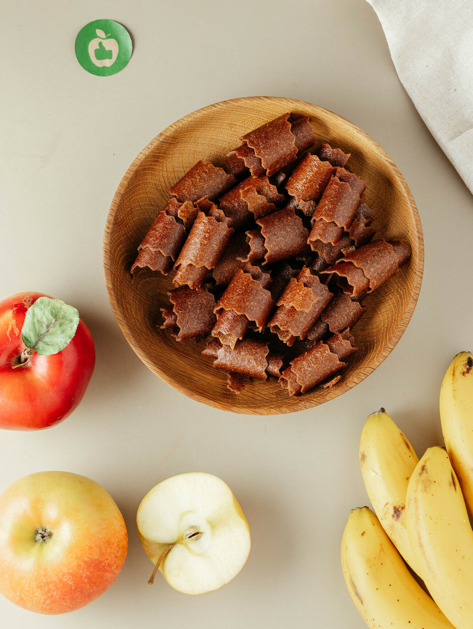 Пастилайсы ecoapple яблоко-банан , без сахара и ГМО, 2шт. по 100 г