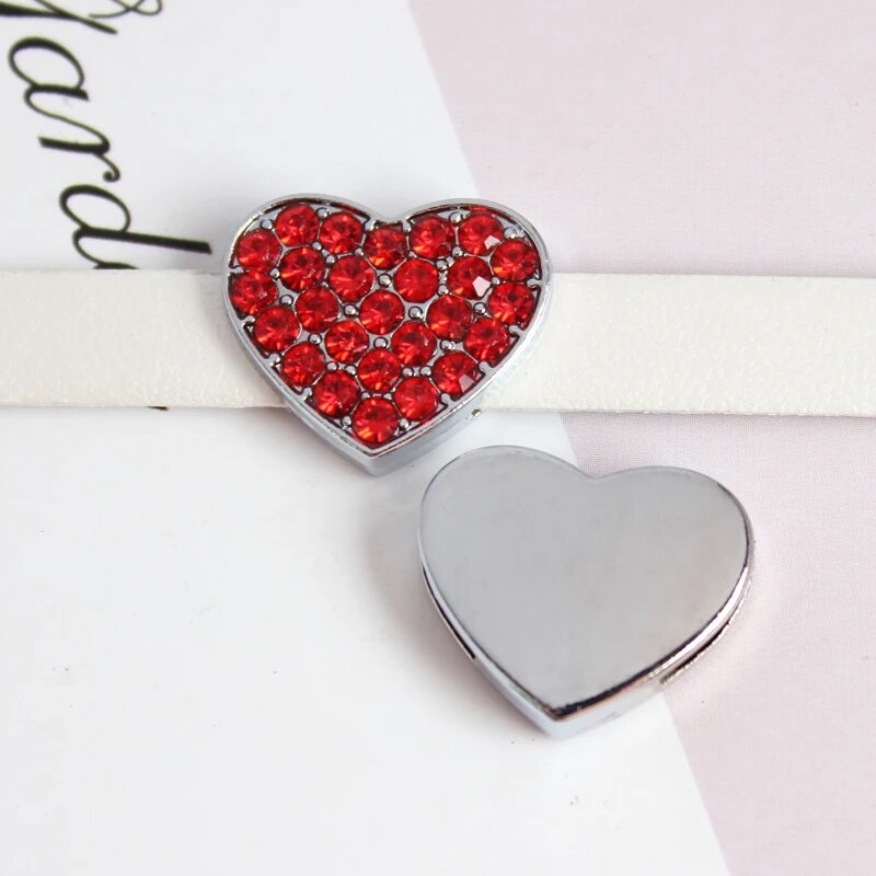 Сменные подвески-шармы Slide Charms 8 мм, 140 шт. Серебряный, SL688