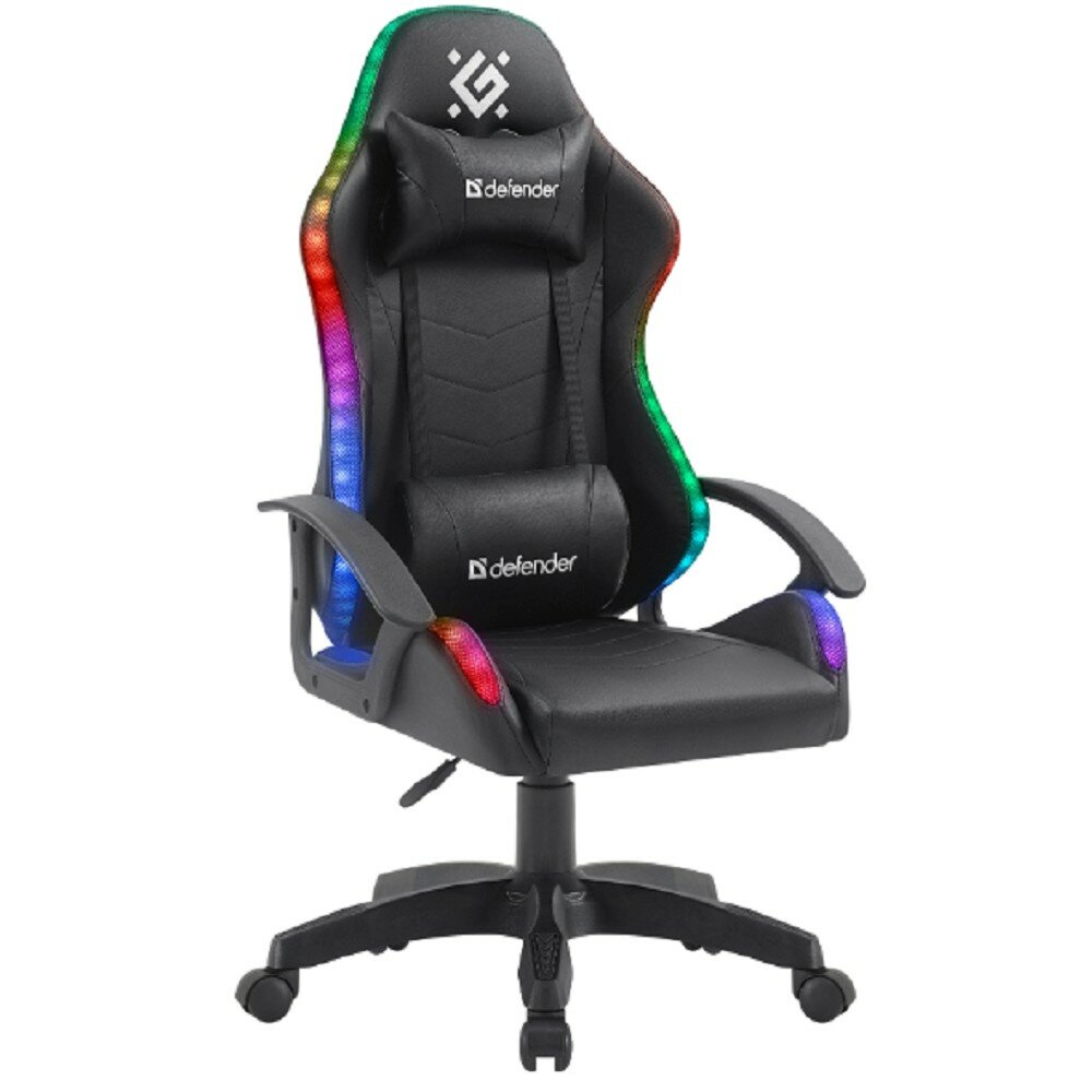 Defender Игровое кресло Factor X RGB, Черный, класс 2, PU