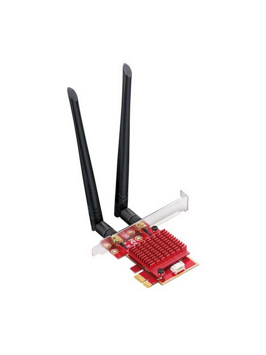 Сетевой адаптер Wi-Fi+ Bluetooth CUDY WE3000S (AX5400, PCI Express, Bluetooth 5.3, 802.11a/b/g/n/ac/ax, 2.4/5ГГц) (WE3000S)