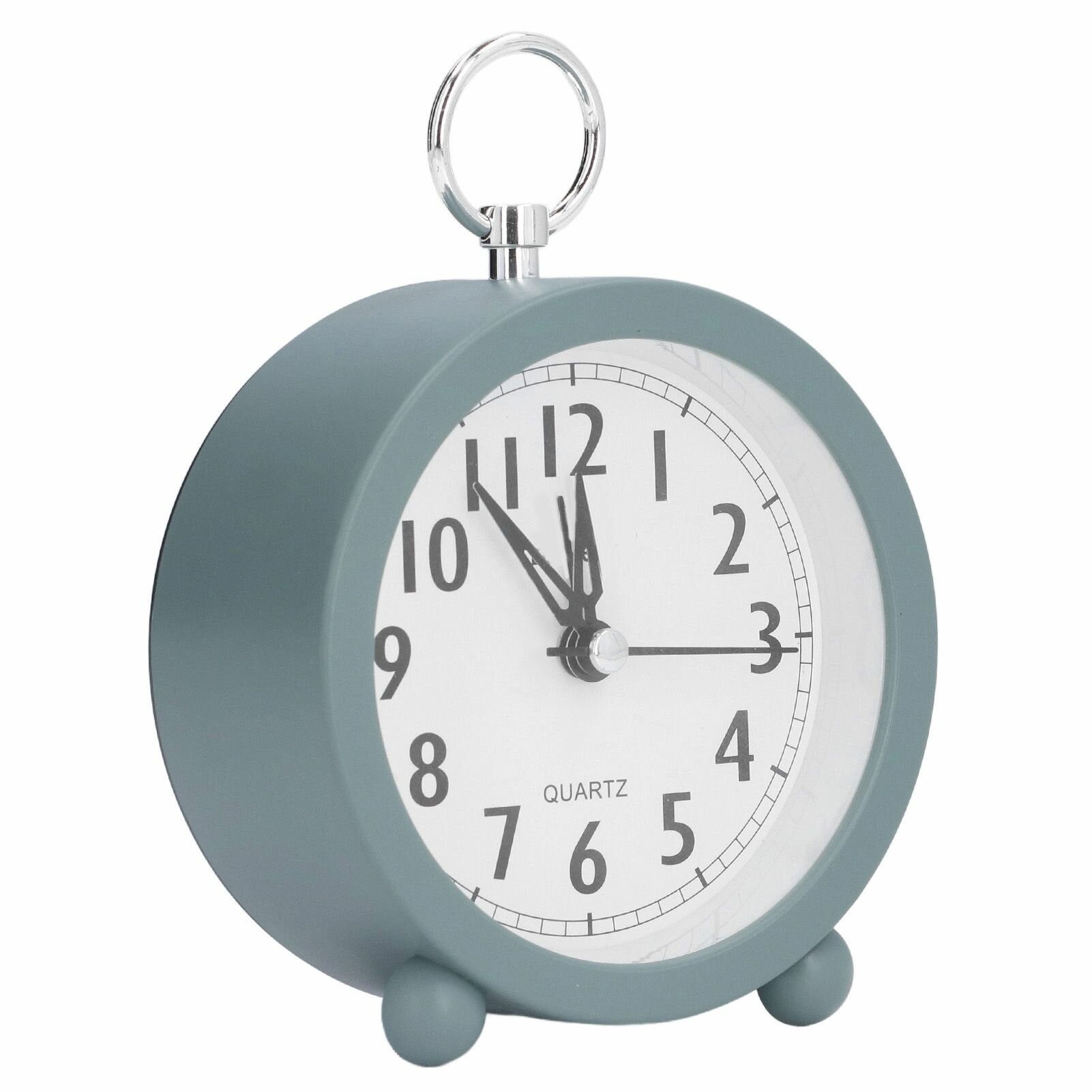 Настольные часы, простой средиземноморский стиль, громкая сигнализация, бесшумное тиканье, нерадиационные высокоточные настольные часы