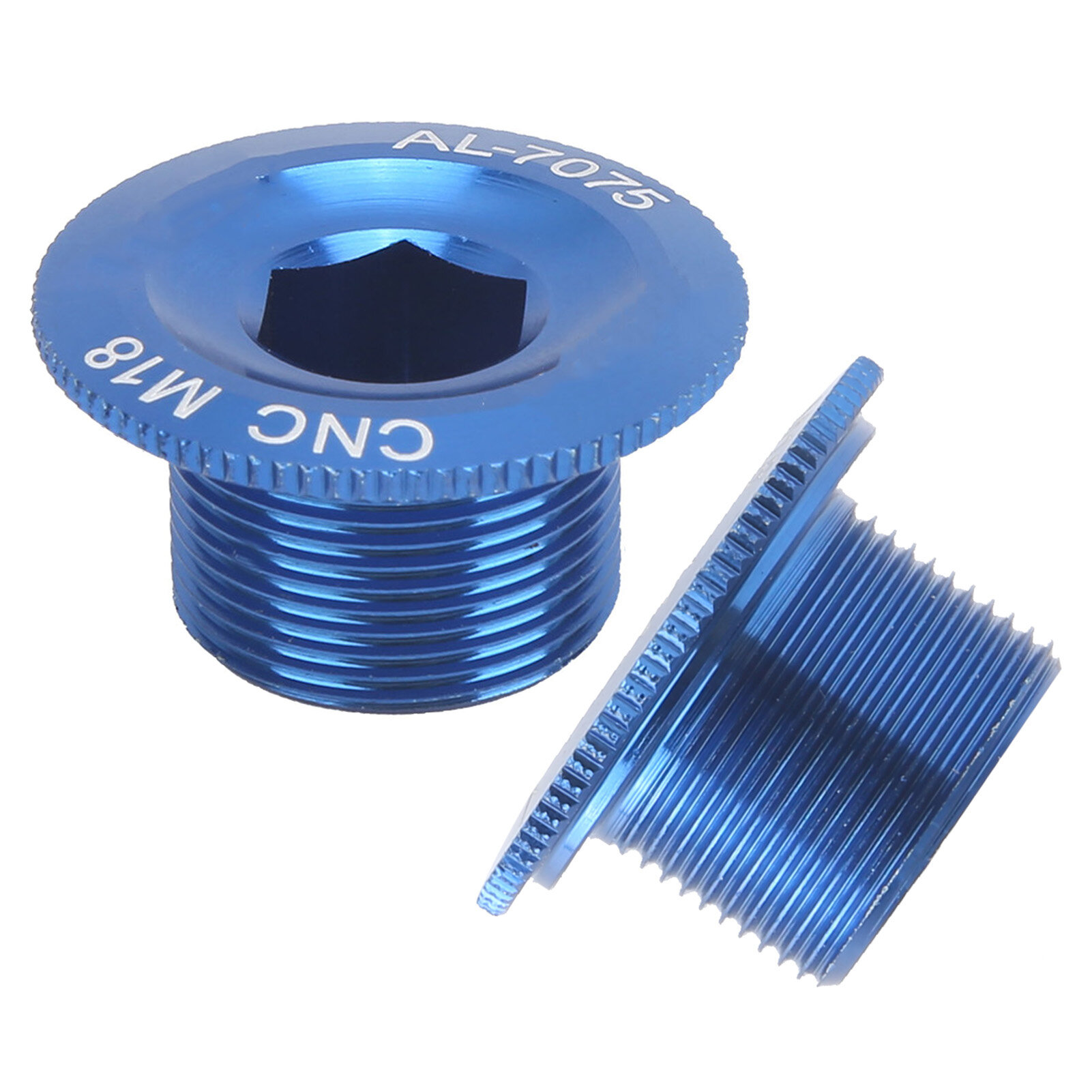 2 шт. крепежные болты шатунного рычага горного велосипеда, винт крышки кривошипа из алюминиевого сплава CapM18, синий