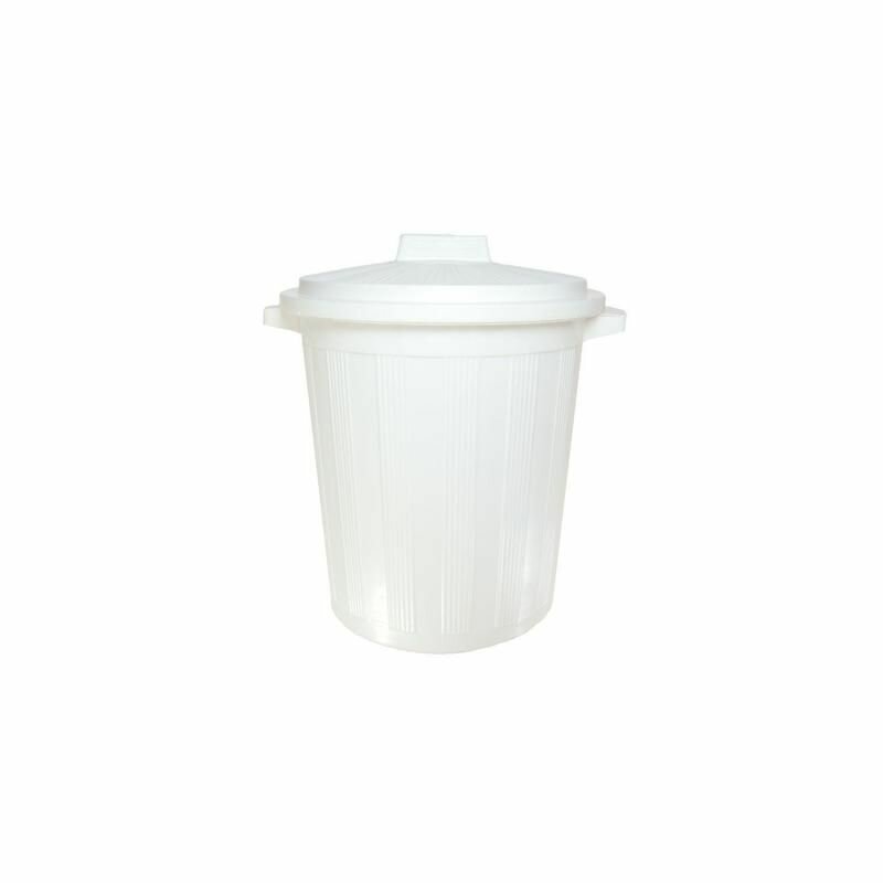 Бак для медицинских отходов сзпи с крышкой, класс А, белый, 12 л, 10 шт