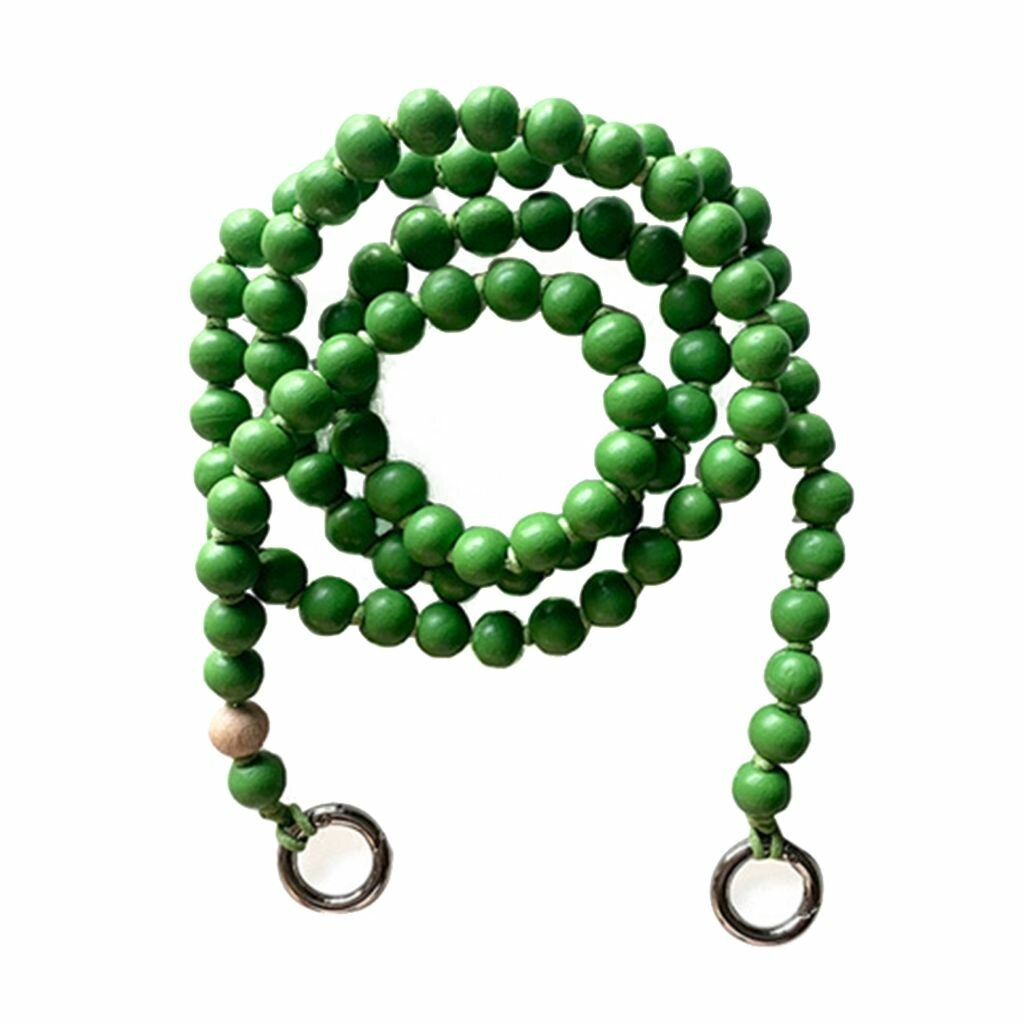 Брелок, Цветные деревянные бусины для мобильного телефона - 10, 1 штука