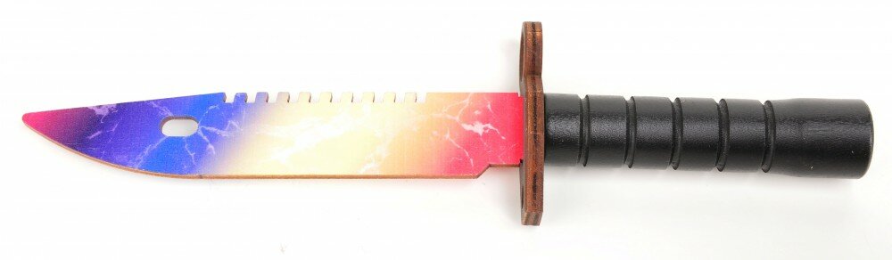 Байонет- нож М9 Мраморный градиент, Counter-Strike (60548) (2019 год, Пакет)