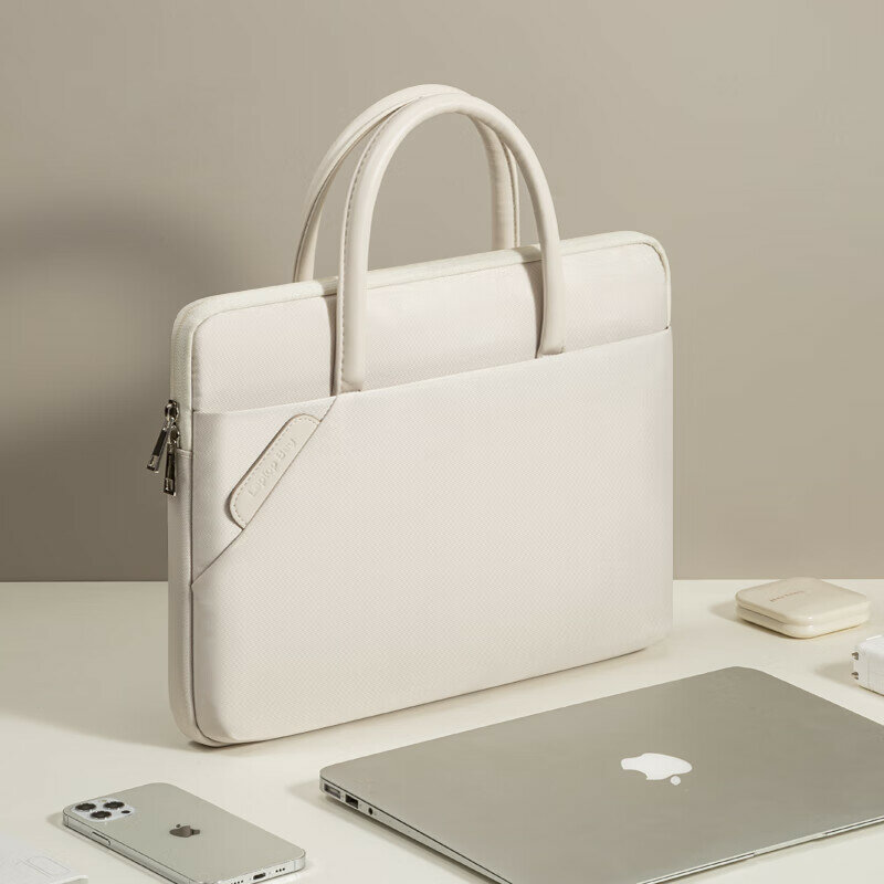 WOMT laptop bag female hand-held briefcase 15.6/16 inches suitable for Apple Lenovo Huawei thin and light notebook