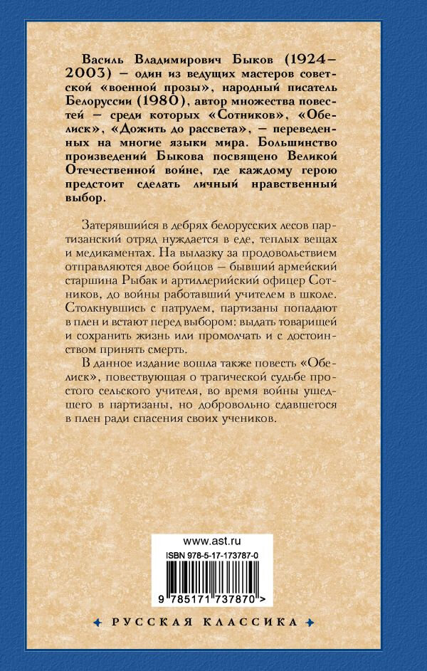 Сотников. Обелиск — фото 1