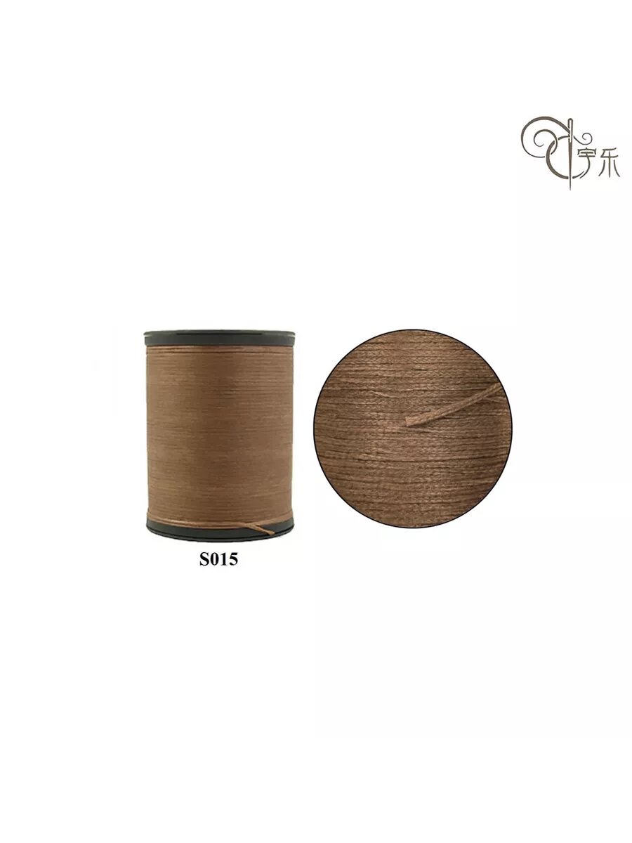 Нить вощеная плетеная плоская "GALACES" 110 м - 0.8 мм