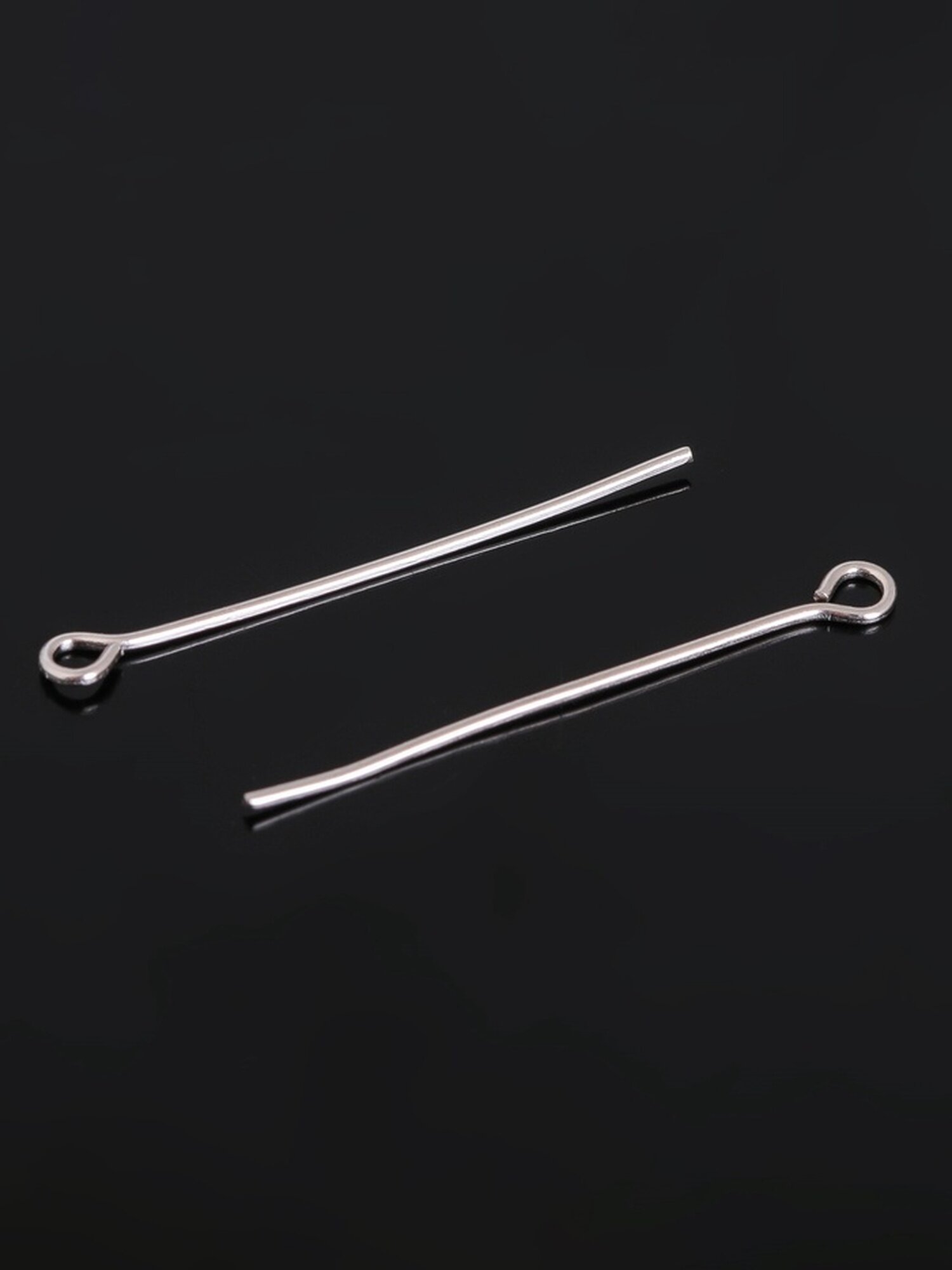 Штифт Queen Fair СМ-1083, металлический, серебристый, длина 3 см