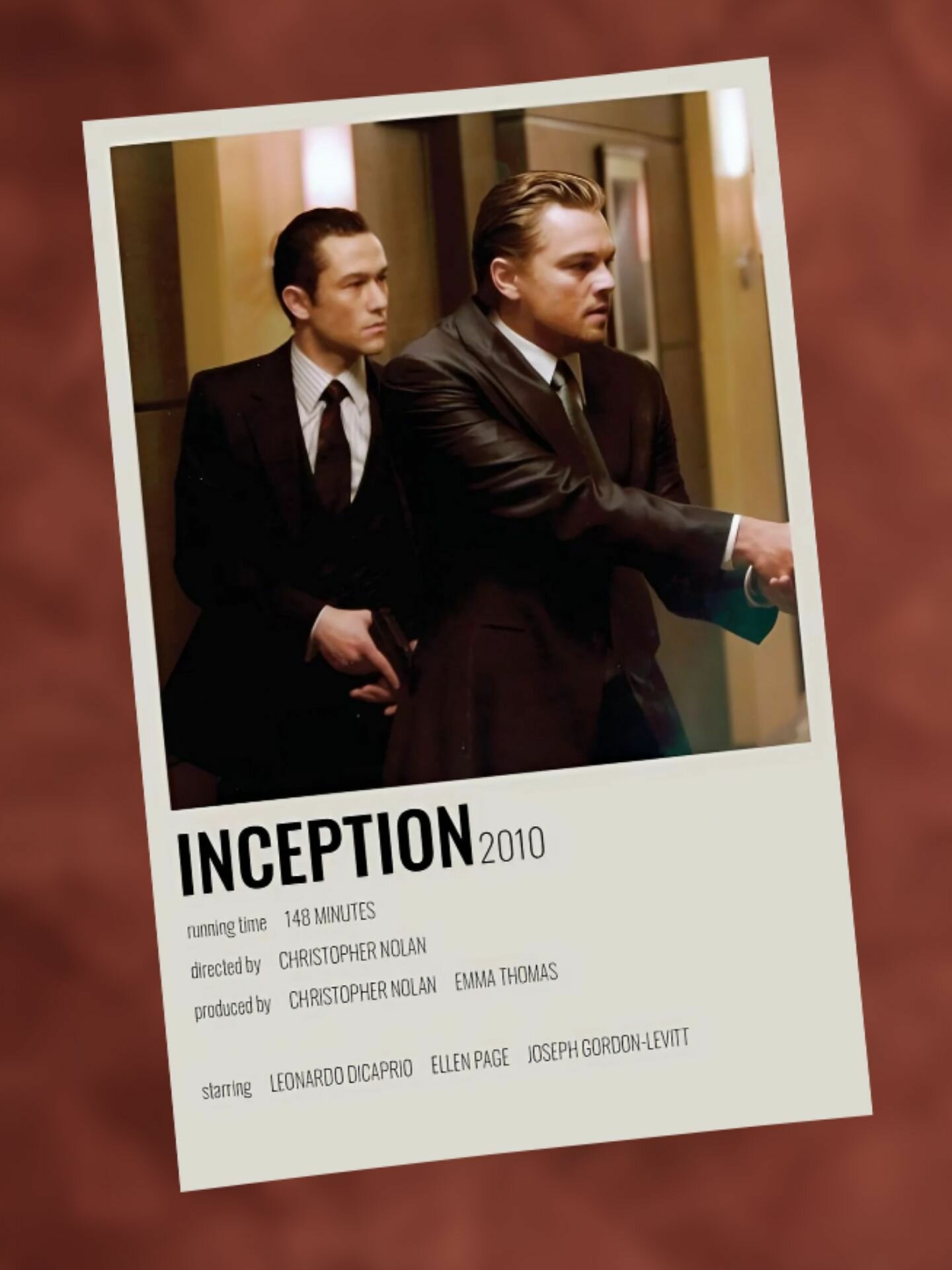 Постер "Начало (альт.)" в стиле "полароид", формат А3, 297 х 420 мм, глянцевый