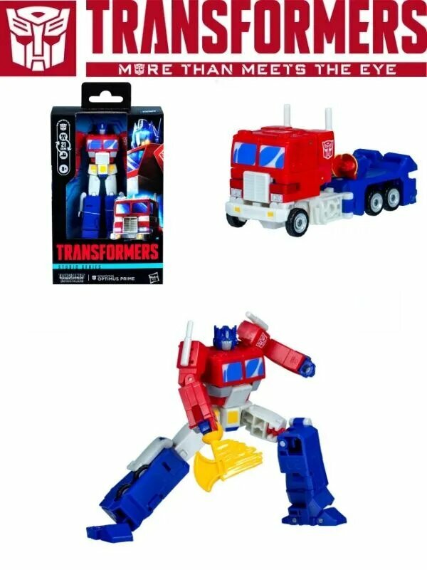 Трансформеры хасбро Игрушка Optimus Prime Deluxe Class Transformers Studio Series Transformers: Devastation