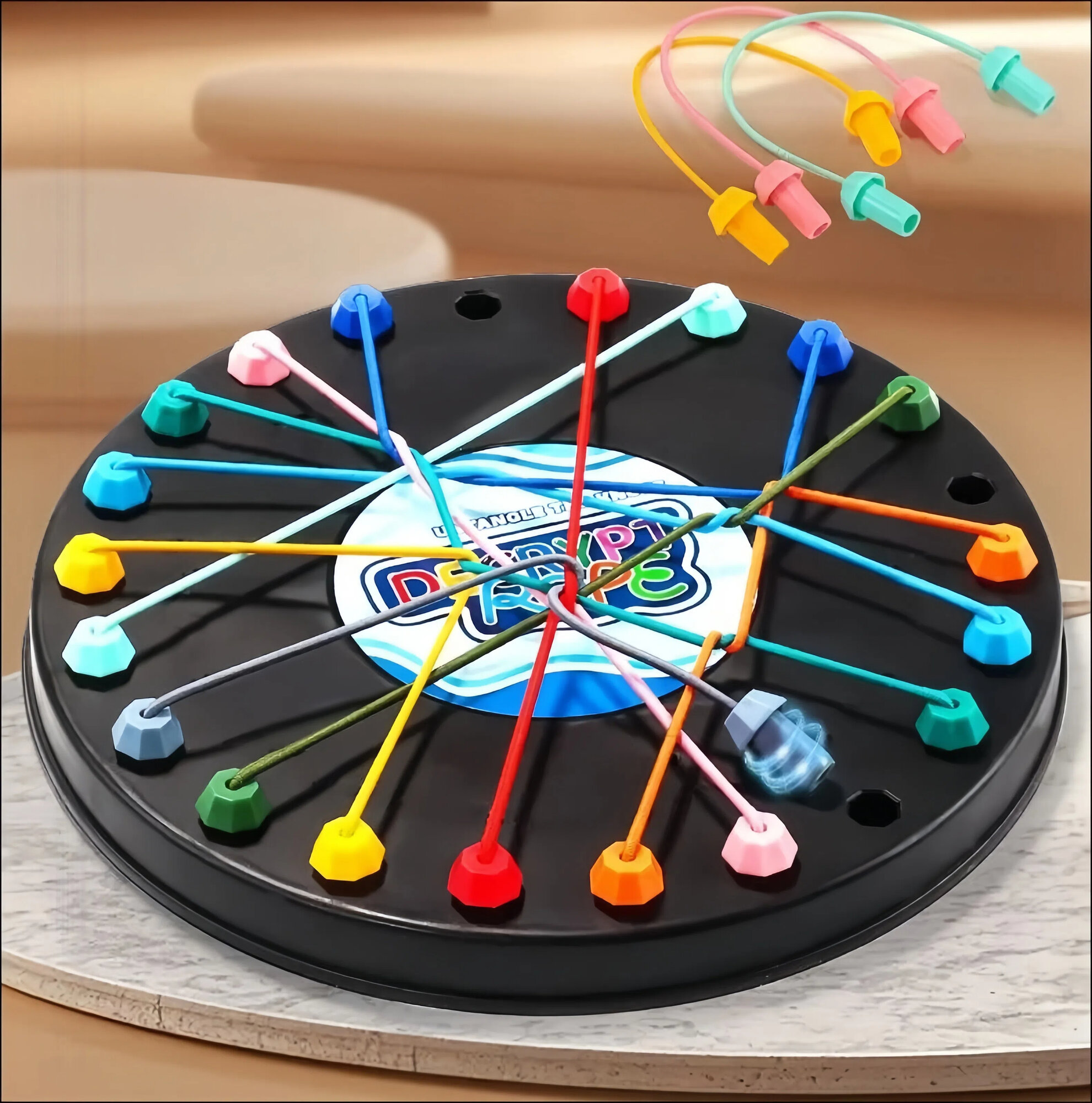 Игра "Развязать веревки", развитие мышления, стратегия, для семьи, для детей