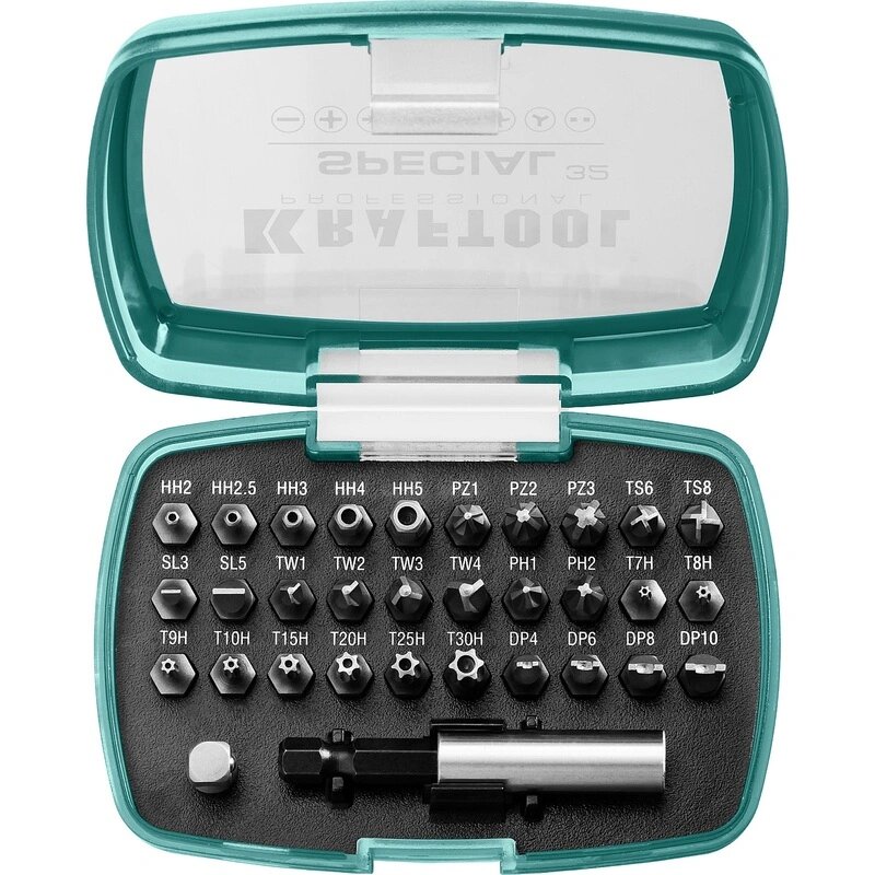 Набор бит специальных KRAFTOOL  SPECIAL-32 предмета, Cr-Mo (2610-H32)
