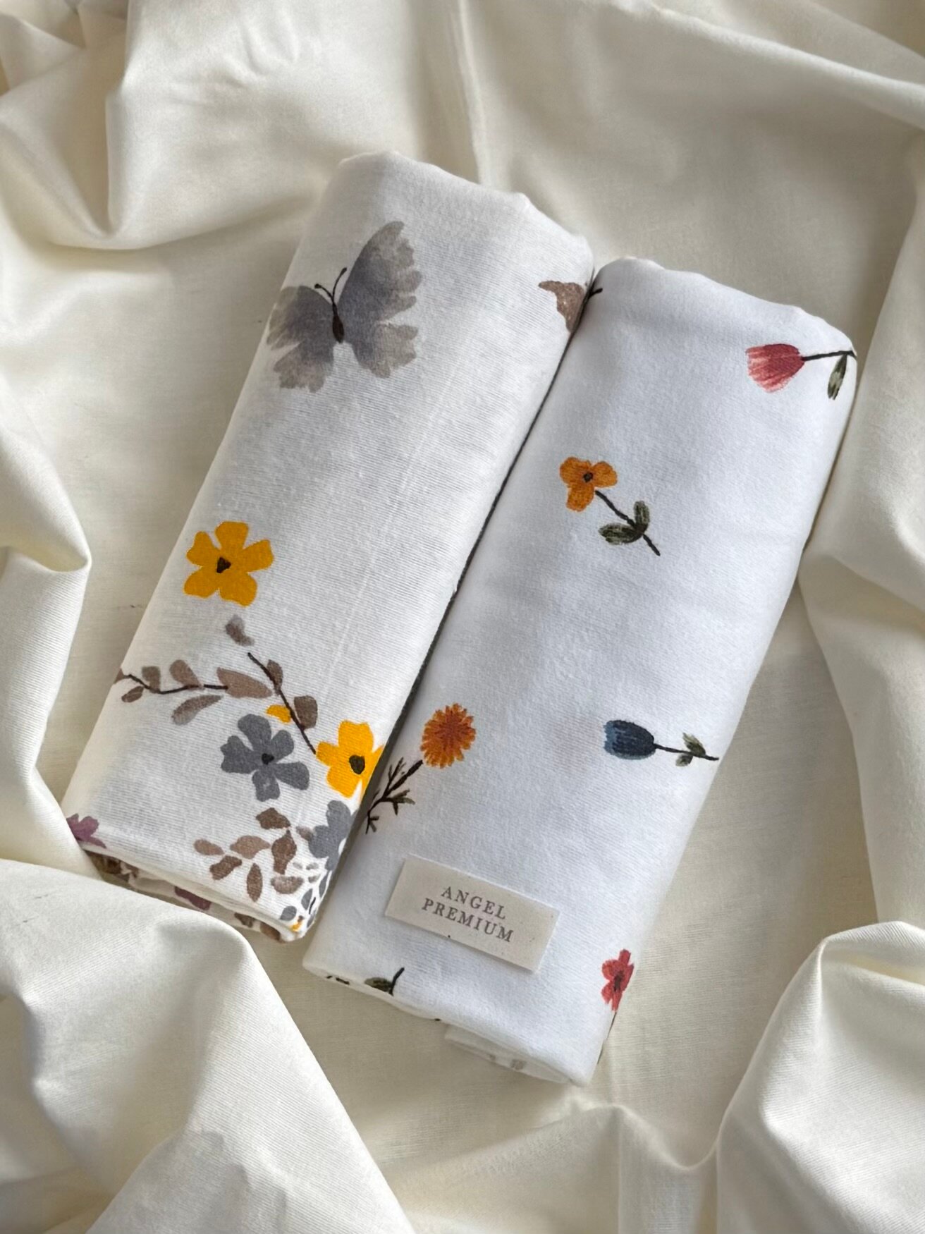 Комплект больших фланелевых пеленок ANGEL PREMIUM 100х120
