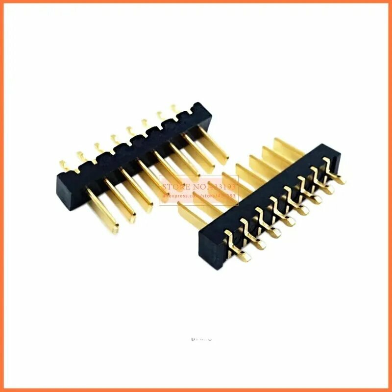 Разъем для аккумулятора ноутбука 8-контактный 90/180 градусов 5PCS, male(Right angle)